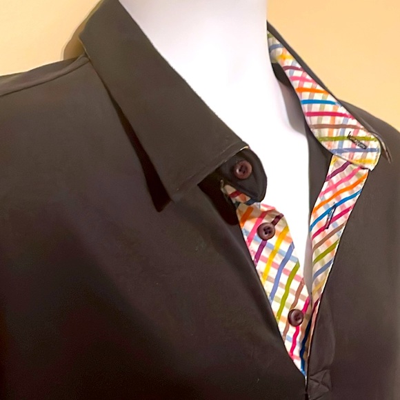 Bugatchi | Shirts | Bugatchi Polo Size No Tag Based On Measurements Xl ...